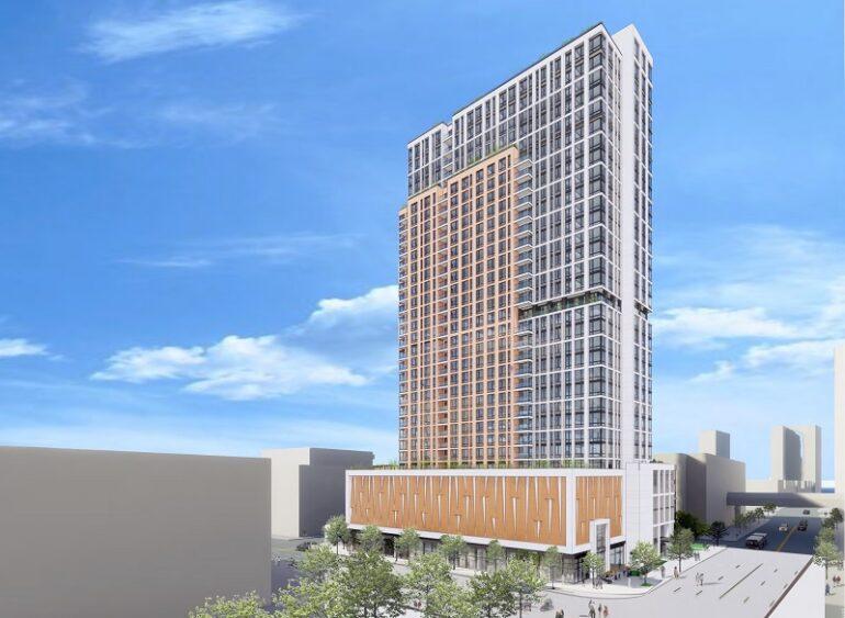 New 33-story tower in Newark by Boraie, Shaq on track for spring 2023 ...