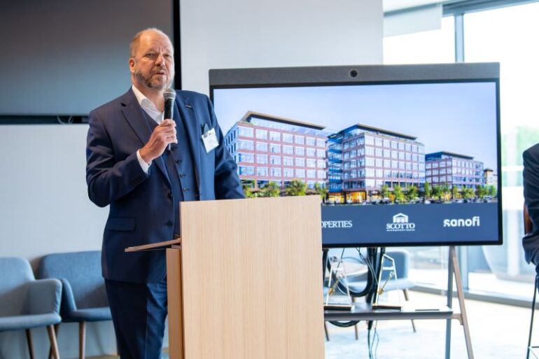 SJP breaks ground on 260,000 sq. ft. Sanofi office building at M ...