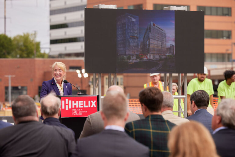 Devco tops out $732 million first phase of HELIX campus in New ...