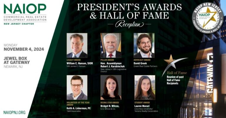NAIOP New Jersey unveils 2024 President’s Awards honorees, plans new ...